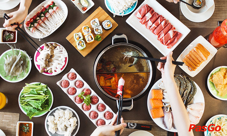 Kichi Kichi - Nguyễn Tuân | Buffet lẩu băng chuyền Nhật Bản