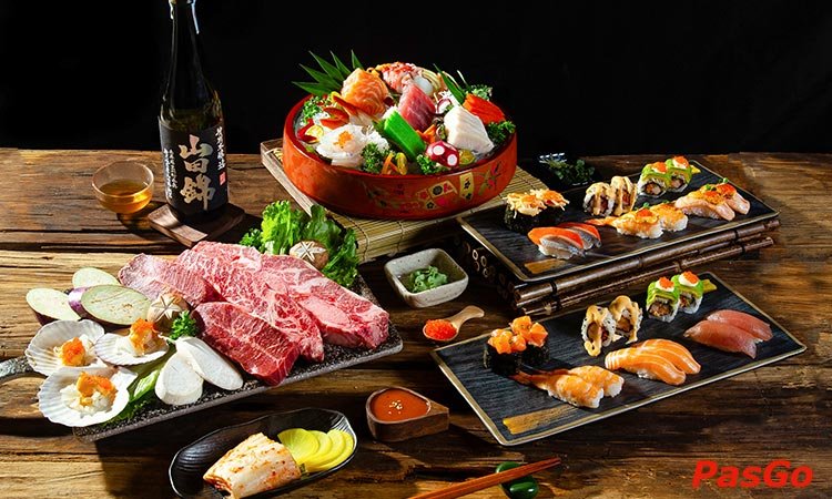 Saju Sushi & BBQ Hoàng Quốc Việt| Buffet Nhật Bản độc đáo - PasGo