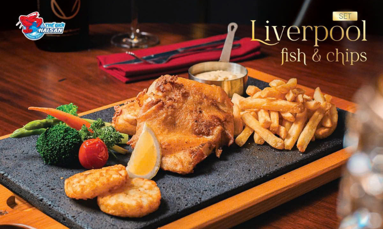 Set Liverpool Fish & Chips - Thế Giới Hải Sản Trần Kim Xuyến